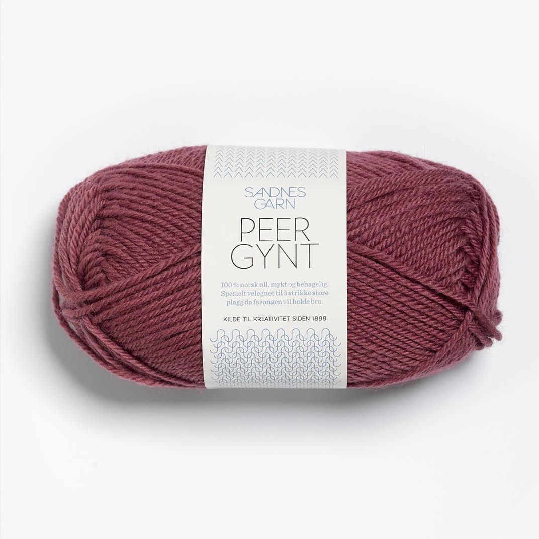 Sandnes - Peer Gynt Farve. 4244 Mørk Gammel Rosa. - SANDNES - PEER GYNT ...