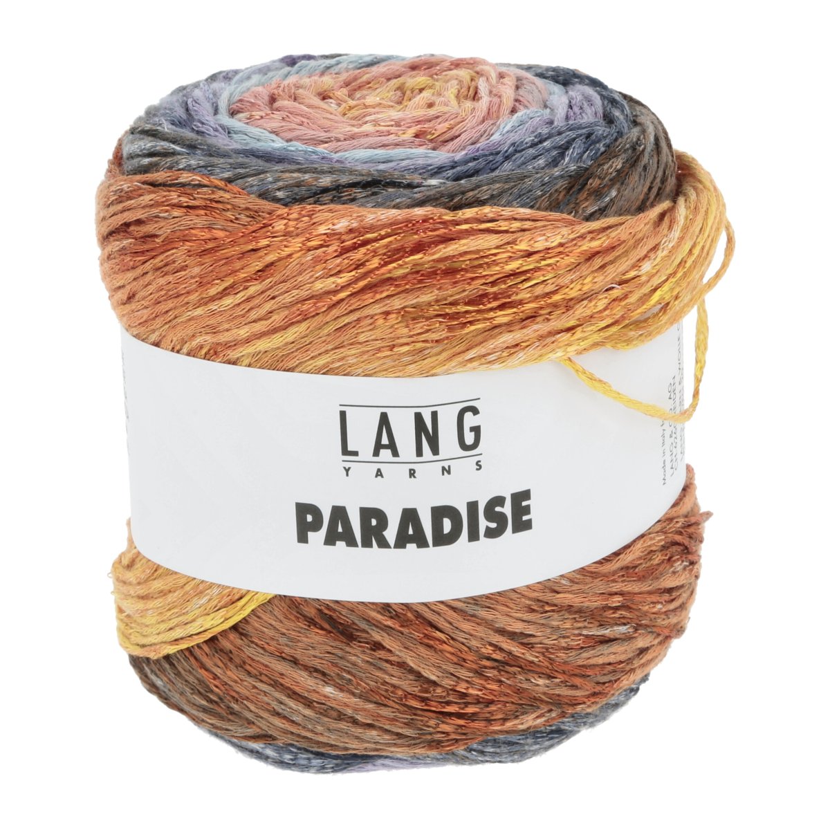 Lang Yarns - Paradise Multi Fv. 59 Orange/Gul/Lilla - LANG YARNS ...