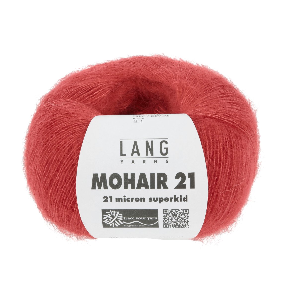 Lang Yarns - Mohair 21 Fv. 60 Red - LANG YARNS - MOHAIR 21 - SKARP PRIS ...