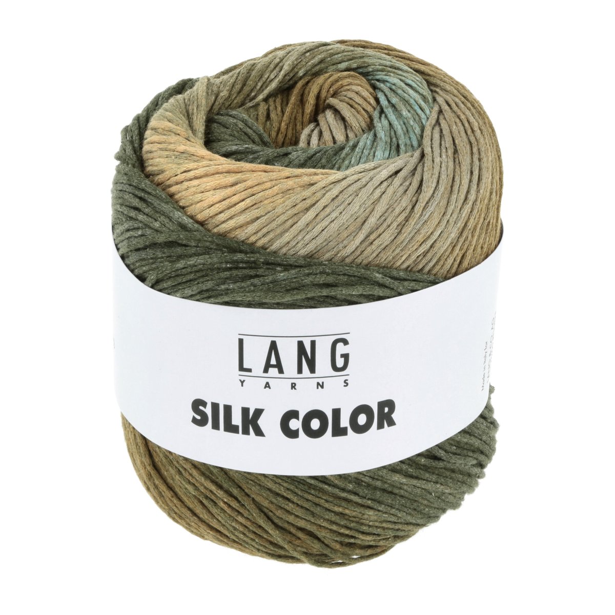 Lang Yarns - Silk Color Fv. 03 Oliven/Beige Multi - LANG YARNS - SILK ...