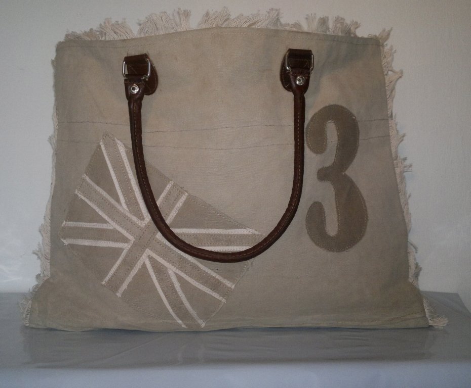 Canvas Shopping Bag m/ læder - CANVAS TASKER - SPAR 50% - Thecornershop ...