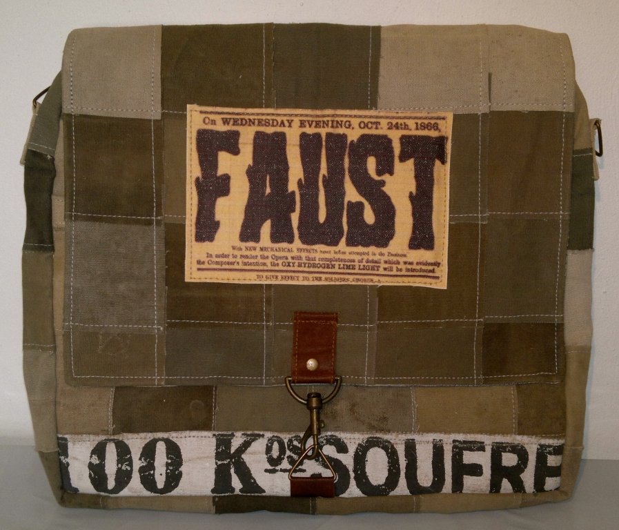 Canvas Skulder Taske m/læder. - CANVAS TASKER - SPAR 50% ...