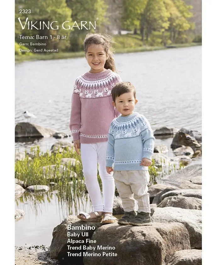 Viking Design - Opskriftshæfte 2323 Tema Barn 1-8 År - VIKING GARN ...