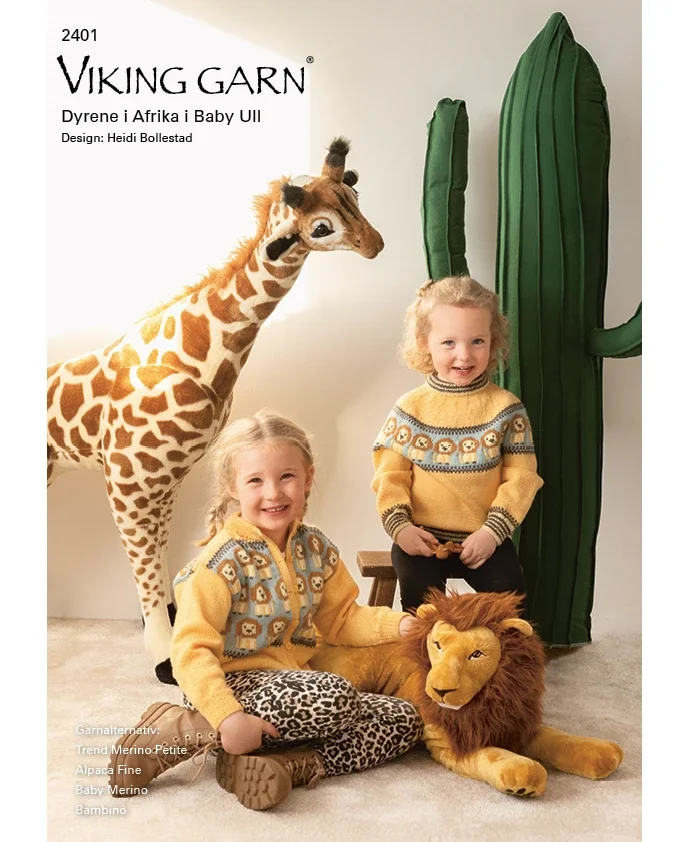 Viking Design - Opskriftshæfte 2401 - Dyrene i Afrika - VIKING GARN ...