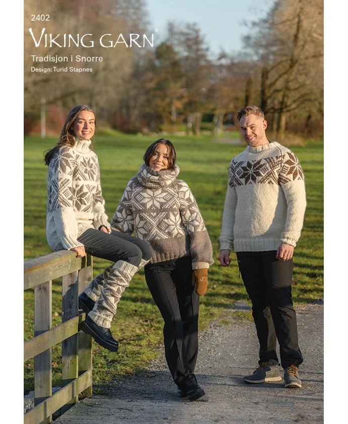 Viking Design - Opskriftshæfte 2402 Tradisjon i Snorre - VIKING GARN ...