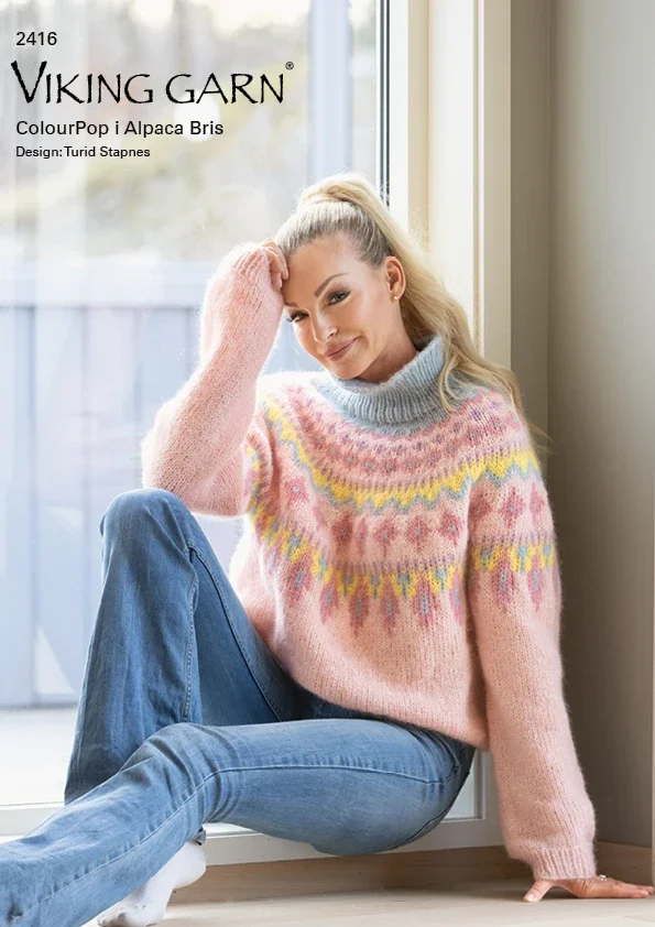 Viking Design - Opskriftshæfte 2416 ColourPop i Alpaca Bris - VIKING ...