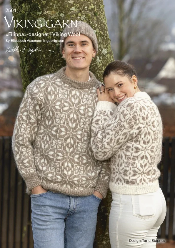 Viking Design - Opskriftshæfte 2501 Filippa-Designet - VIKING GARN ...