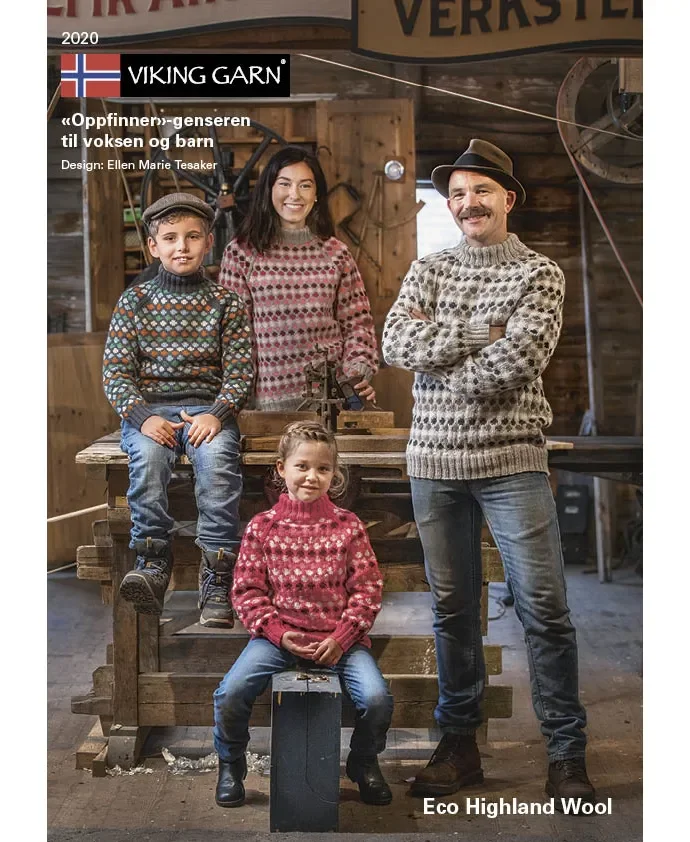 Viking Design - Opskriftshæfte 2020 Opfinder Genseren - VIKING GARN ...