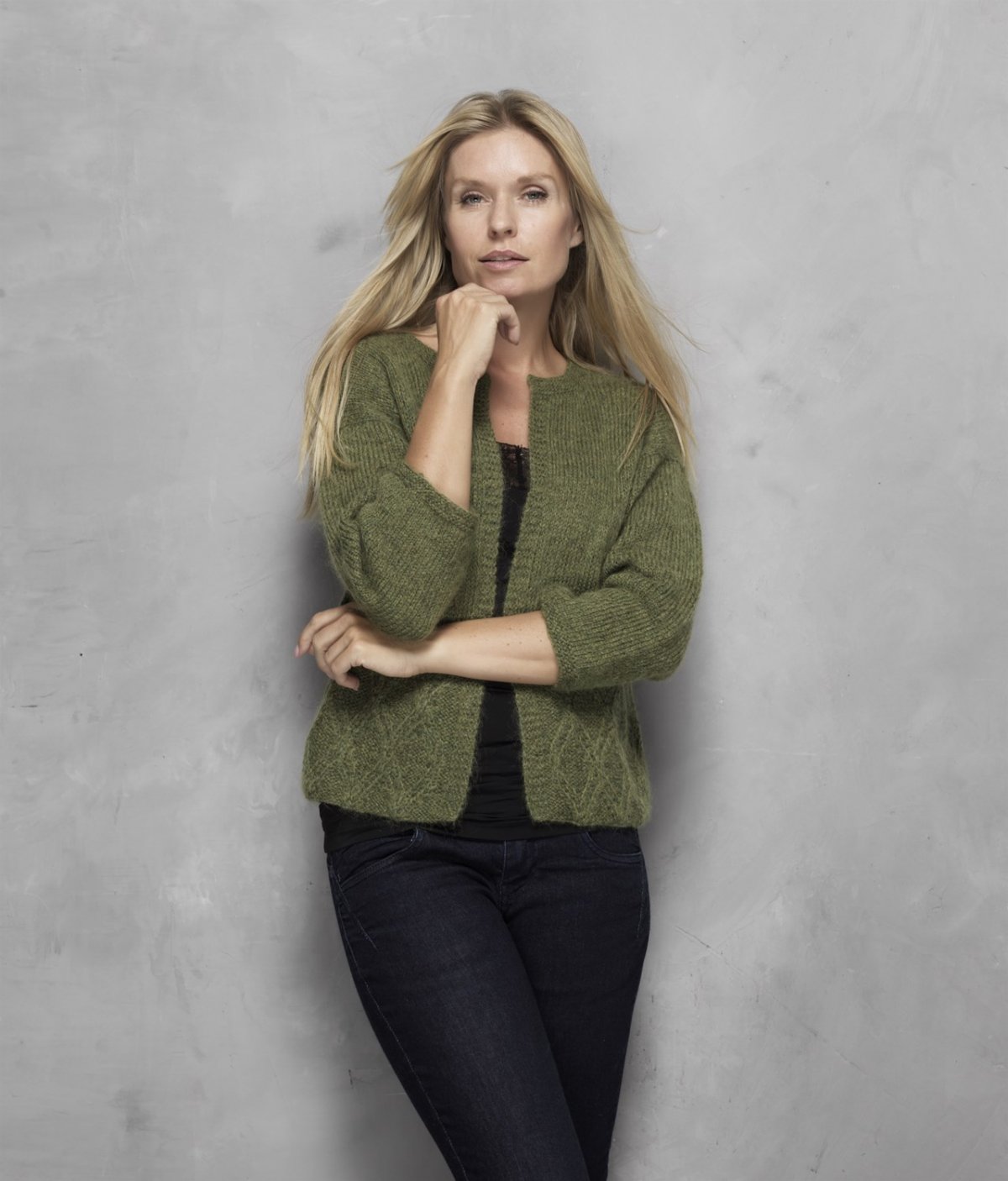 "Harlekinmønster 6 3/4 ærme" Tibet + Anisia - Cewec - Enkeltopskrift nr ...